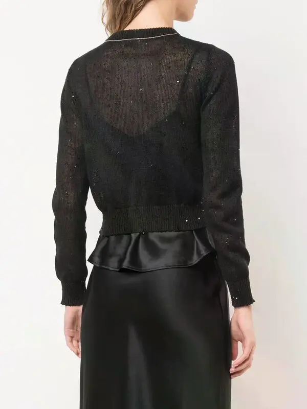 Brunello Cucinelli Sequin-embellished Cardigan