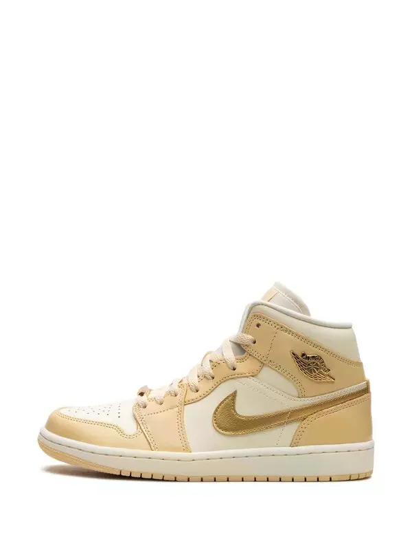 JORDAN 1 Mid Sneakers - Yellow