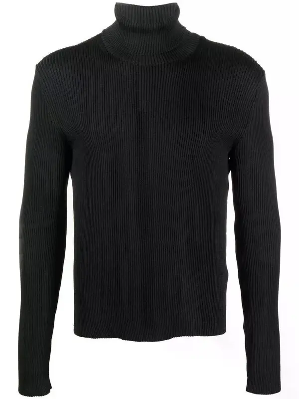 WALTER VAN BEIRENDONCK Ribbed Roll-neck Jumper
