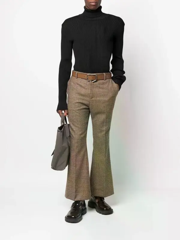 WALTER VAN BEIRENDONCK Ribbed Roll-neck Jumper