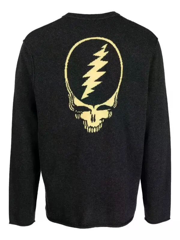 JAMES PERSE Grateful Dead Intarsia Knit Cashmere Jumper