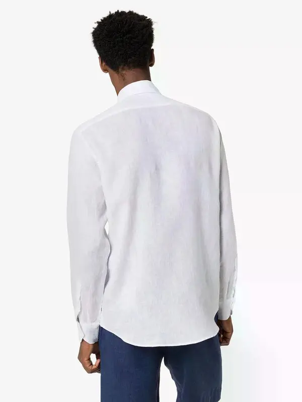 Frescobol Carioca Antonio Linen Shirt - White