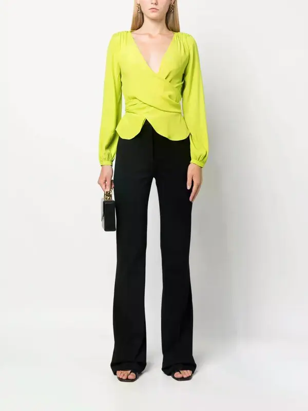 Pinko High-waisted Flared Trousers