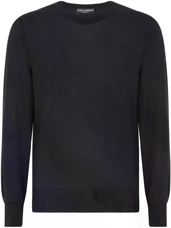 Dolce & Gabbana Round-neck Cashmere Sweater - Blue