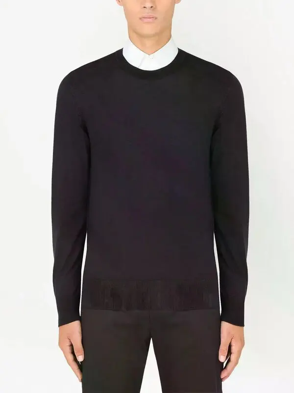 Dolce & Gabbana Round-neck Cashmere Sweater - Blue