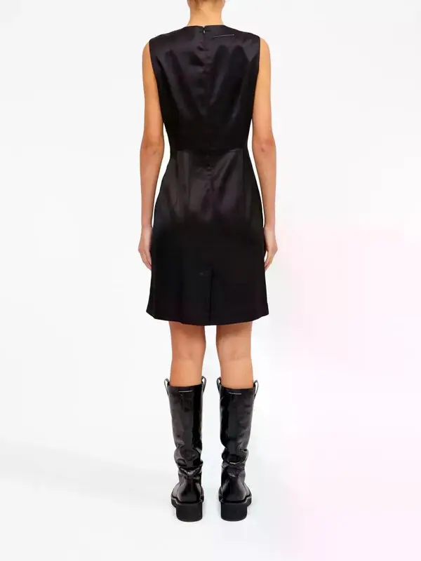 MAISON MARGIELA Pinstriped Sleeveless Minidress