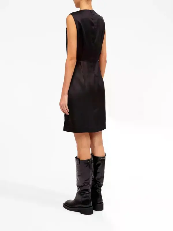MAISON MARGIELA Pinstriped Sleeveless Minidress