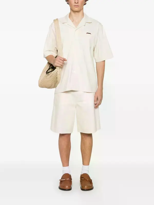 Marni Almond Beige Denim Shorts