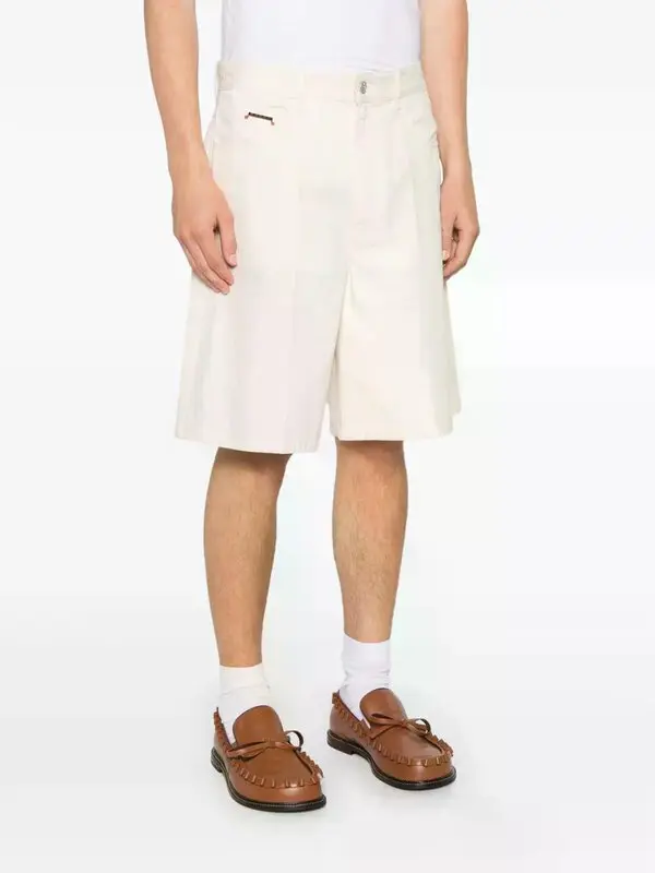 Marni Almond Beige Denim Shorts