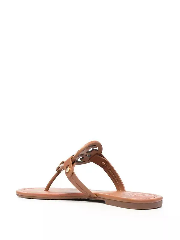 Tory Burch Miller Leather Sandals - Brown