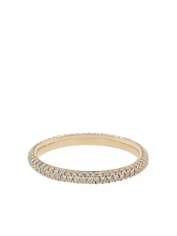 Kwiat 18kt Rose Gold Moonlight Pave Diamond Ring - Pink