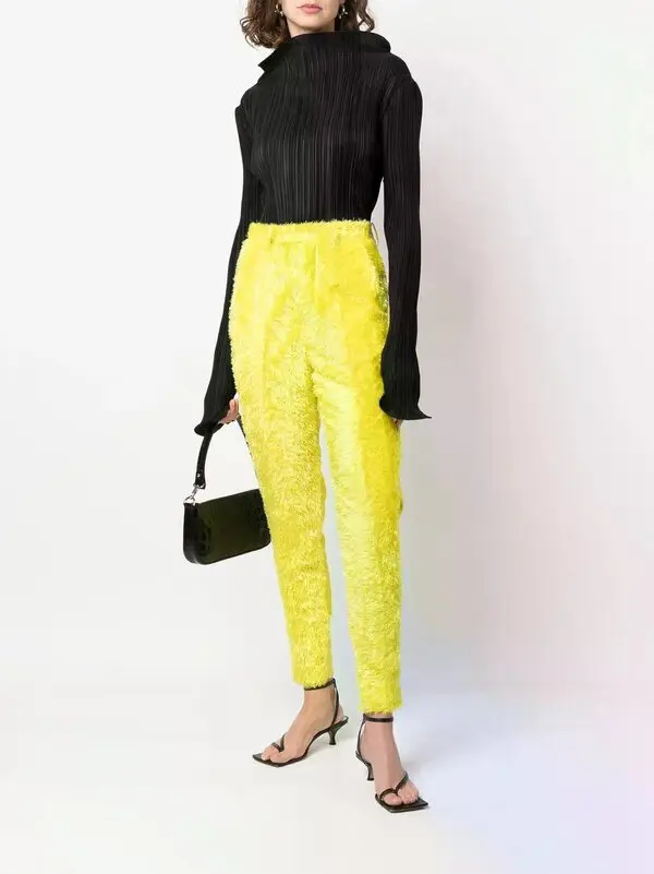 Undercover Textured High-waisted Trousers