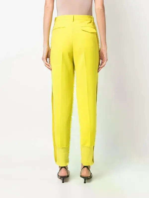 Undercover Textured High-waisted Trousers