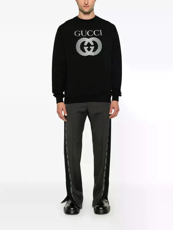 Gucci Interlocking G-appliqué Sweatshirt