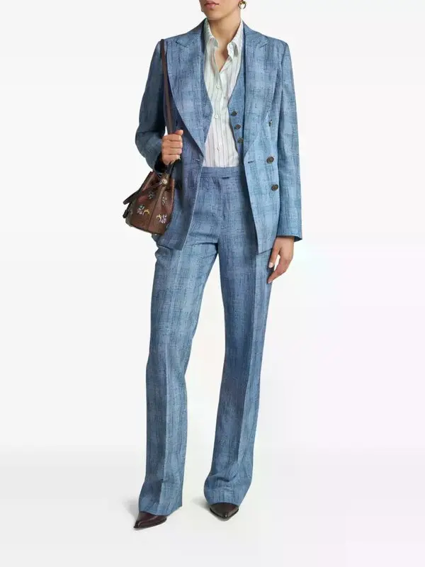 Etro Slub-textured Trousers