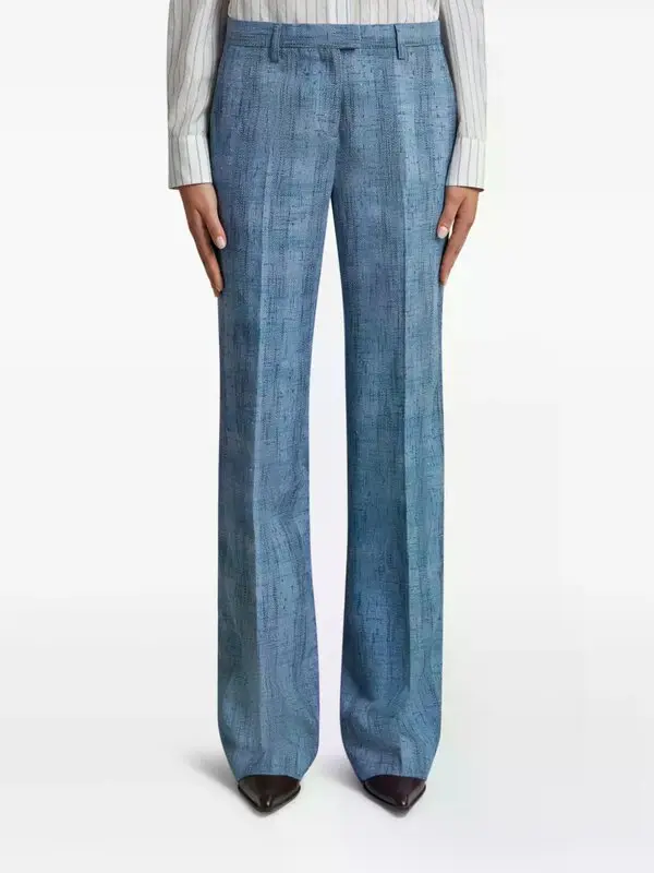 Etro Slub-textured Trousers