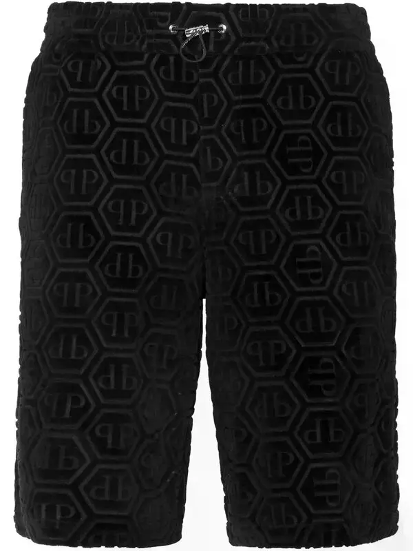 Philipp Plein Hexagonal-logo Shorts