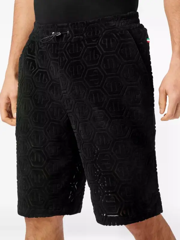 Philipp Plein Hexagonal-logo Shorts