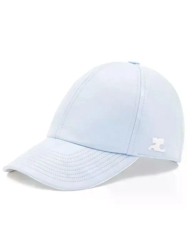 COURREGES Logo Patch Cap - Blue