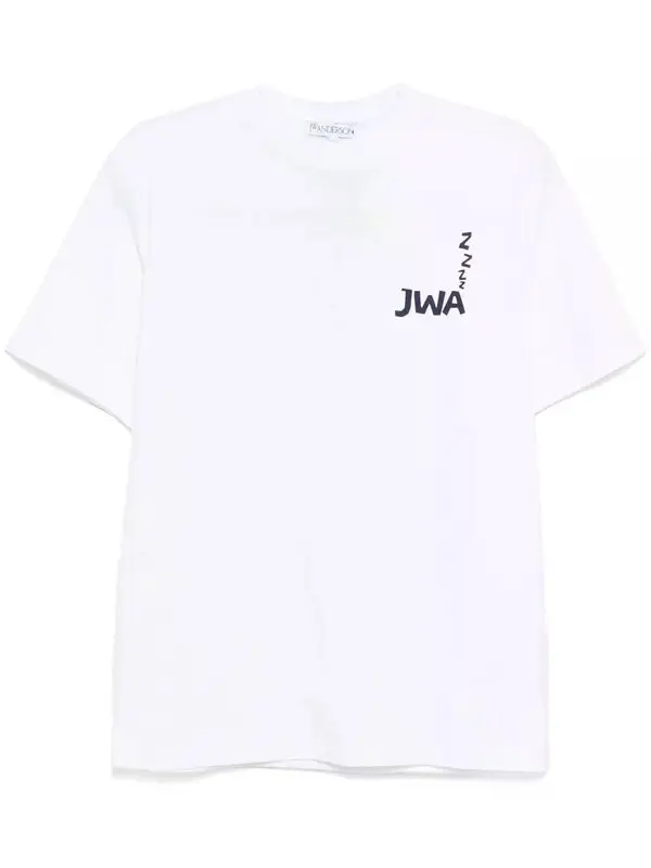 JW Anderson Back Print T-shirt - White