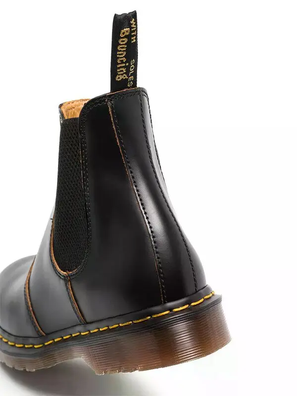 Dr. Martens Vintage Round-toe Leather Boots