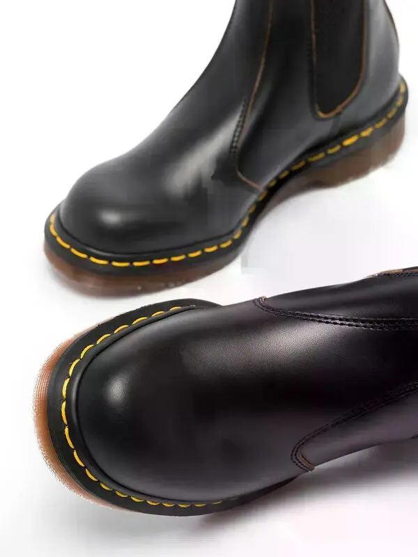 Dr. Martens Vintage Round-toe Leather Boots