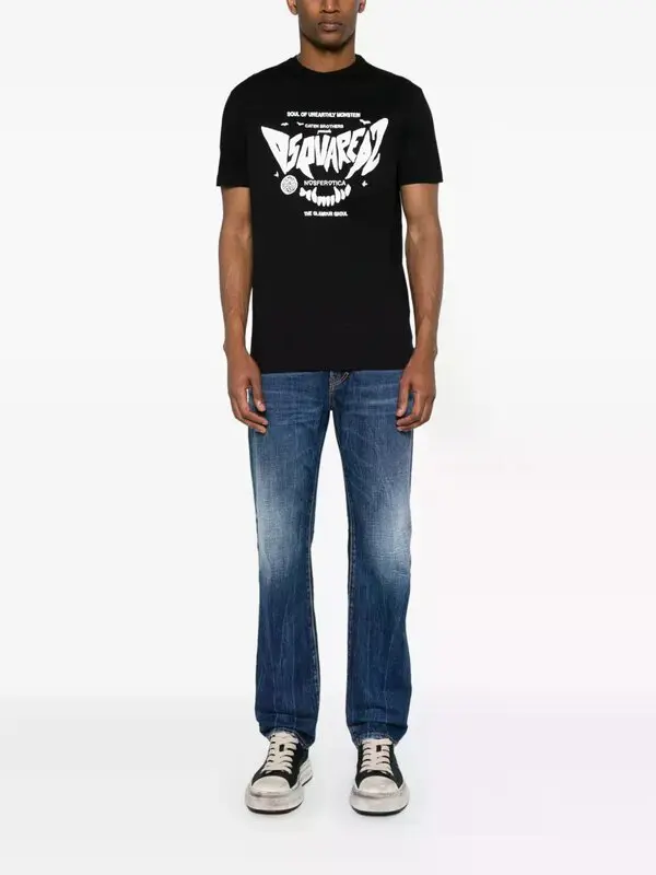 Dsquared2 642 Mid-rise Straight-leg Jeans - Blue