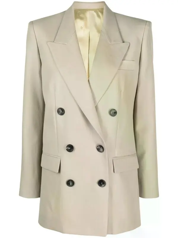 Isabel Marant Étoile Nevimea Double-breasted Blazer - Neutrals
