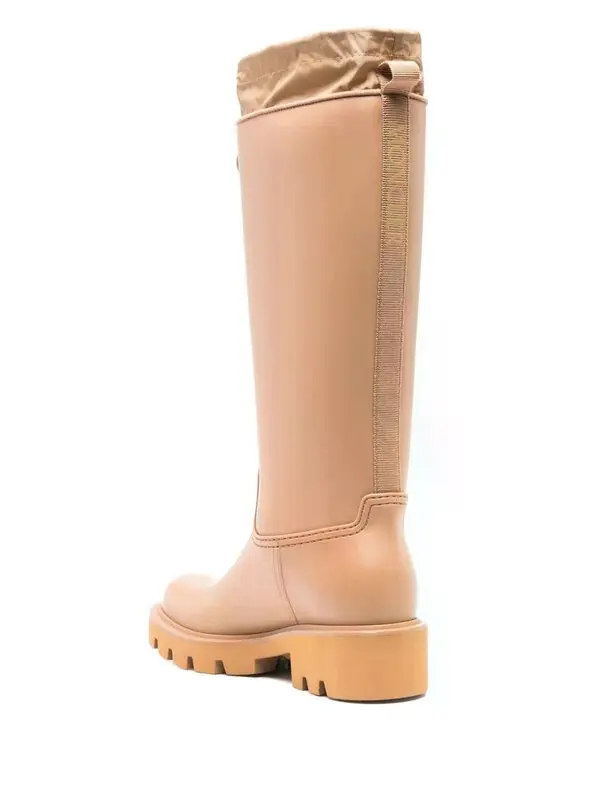 Moncler Kickstream Waterproof Knee-high Boots - Brown