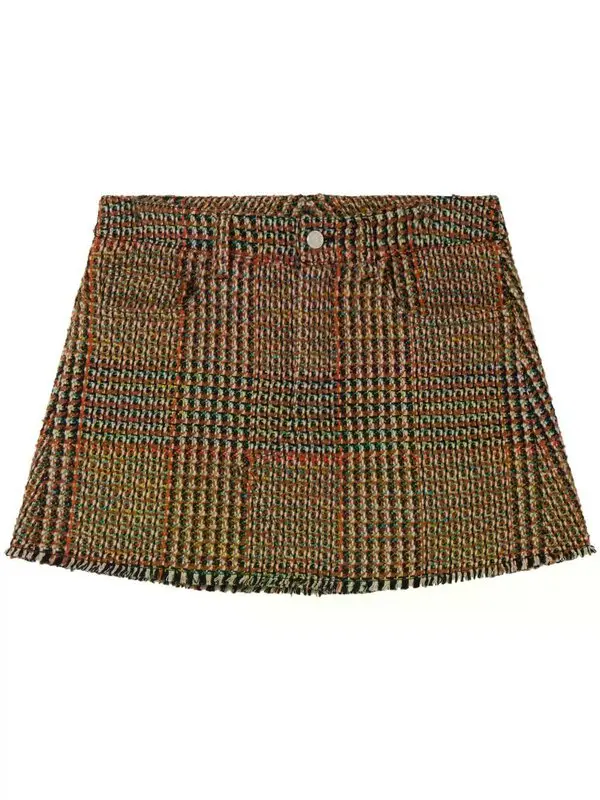 Stella McCartney Wool Tweed Mini Skirt