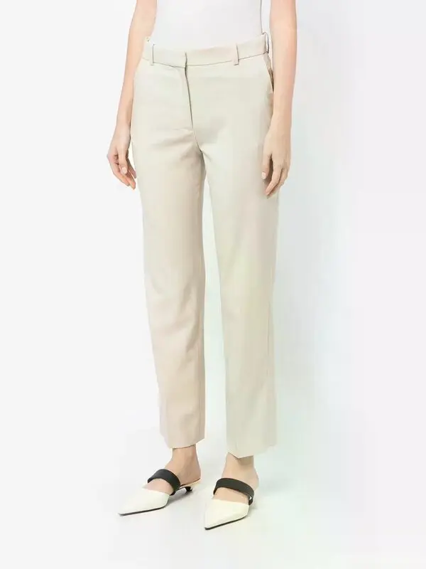 JOSEPH Straight-leg Tailored Trousers - Neutrals