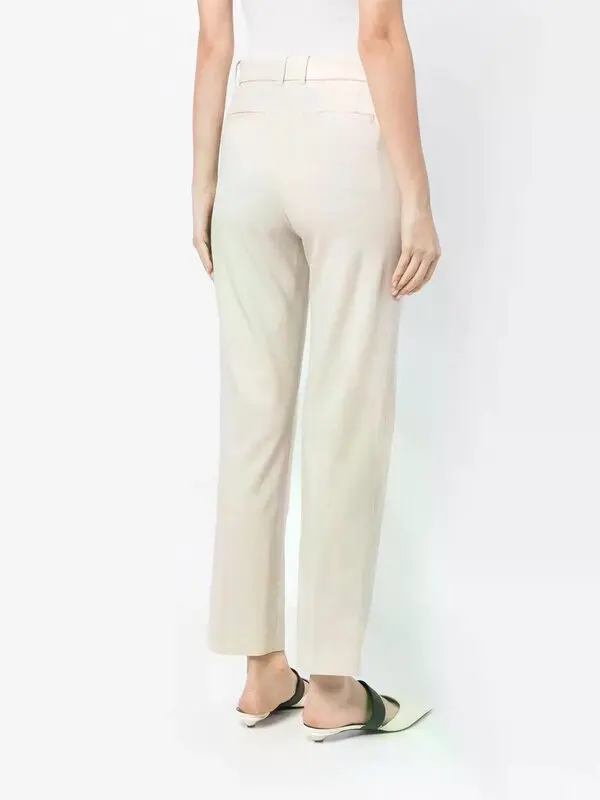 JOSEPH Straight-leg Tailored Trousers - Neutrals