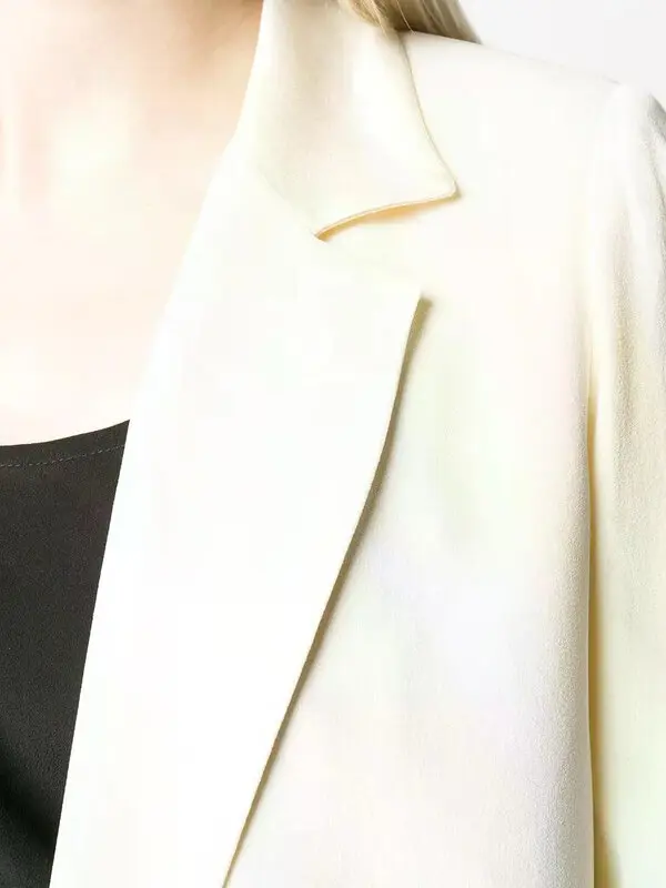 TWINSET V-neck Cropped Sleeve Blazer