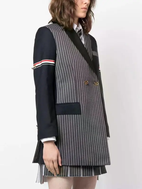 Thom Browne Striped Panelled Jacket