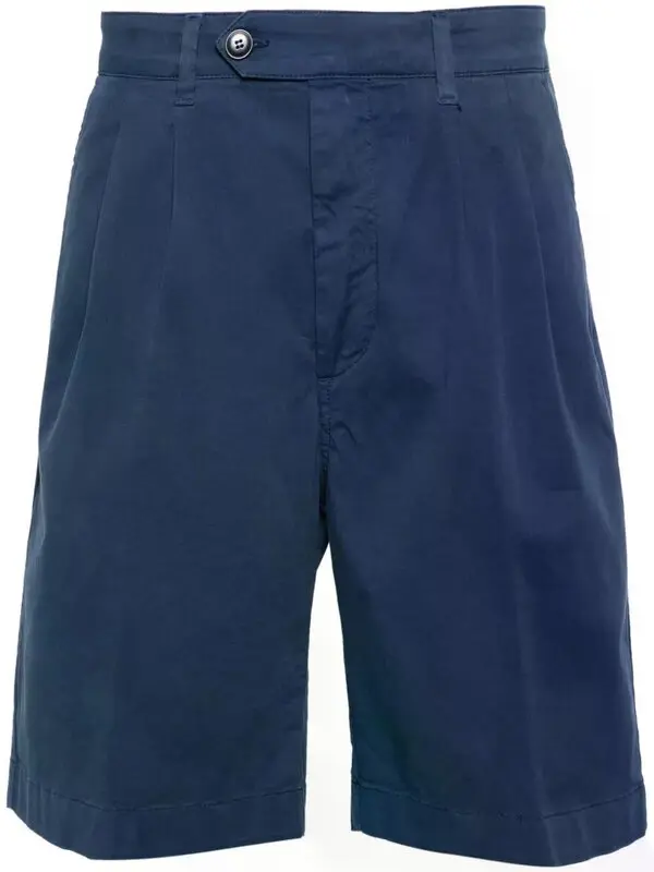Canali Mid-rise Chino Shorts