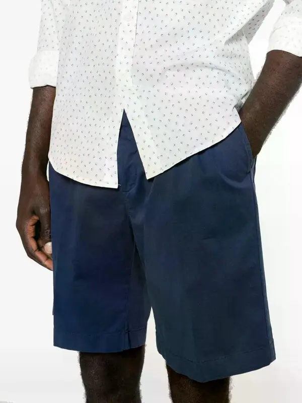 Canali Mid-rise Chino Shorts