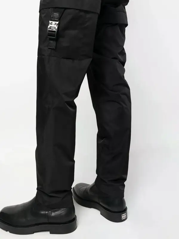 Givenchy 4g-buckle Straight-leg Cargo Trousers