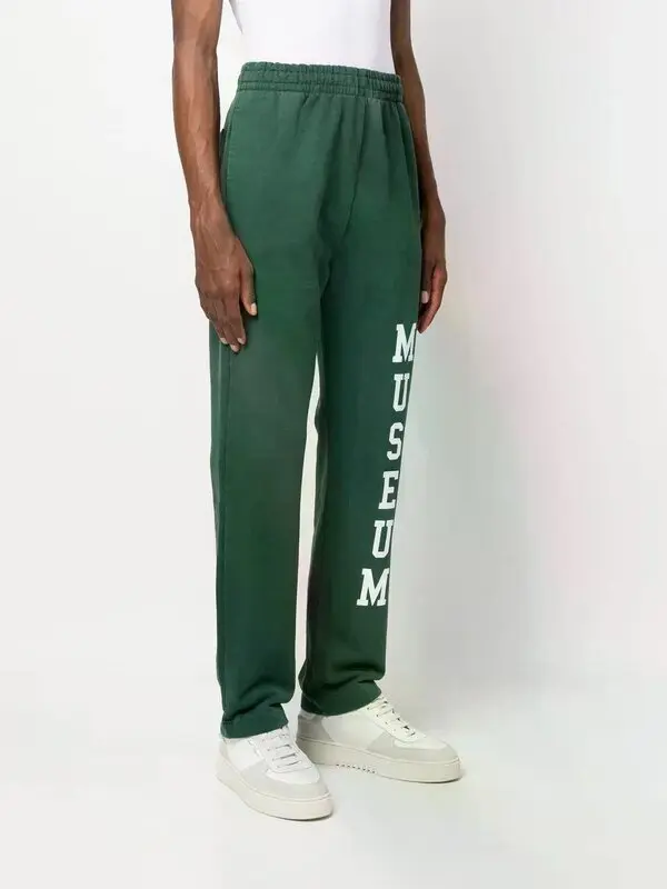 MUSEUM OF PEACE & QUIET Logo-print Cotton Pants