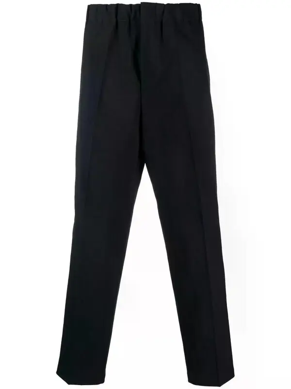 JIL SANDER Elasticated-waist Trousers - Blue