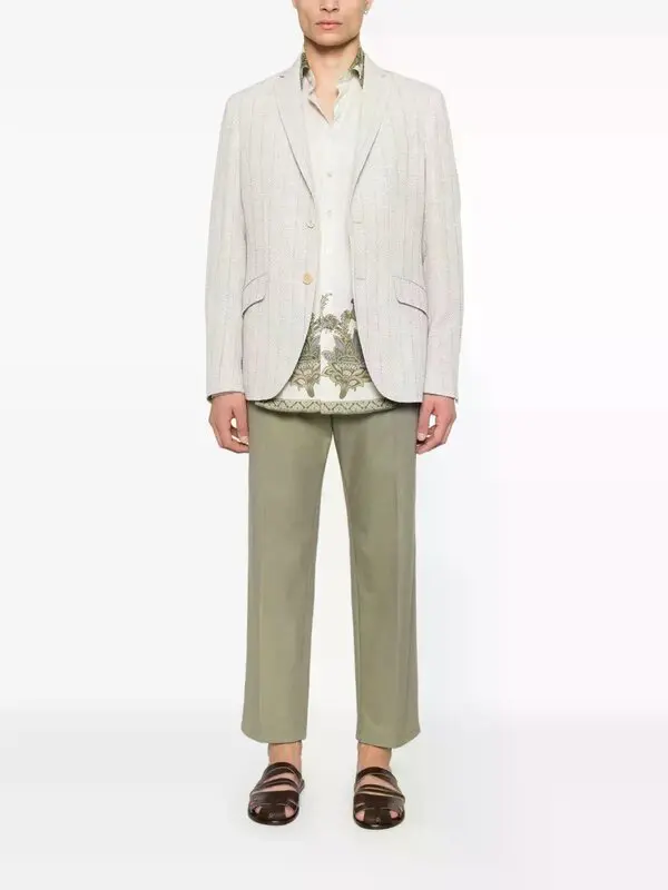 Etro Pinstripe Blazer - Neutrals