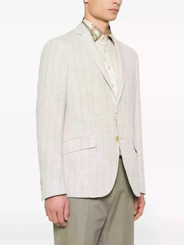 Etro Pinstripe Blazer - Neutrals