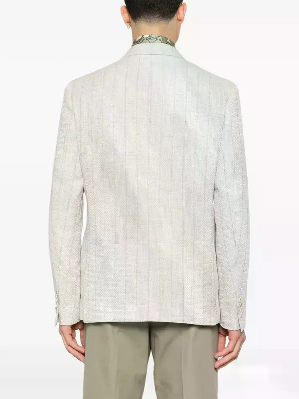 Etro Pinstripe Blazer - Neutrals