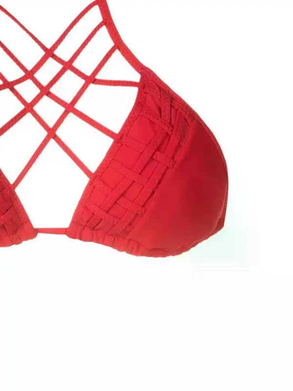 AMIR SLAMA Lattice-strap Bikini Set