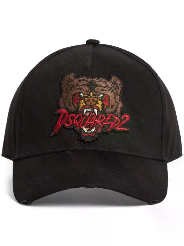 Dsquared2 Tiger-appliqué Baseball Cap