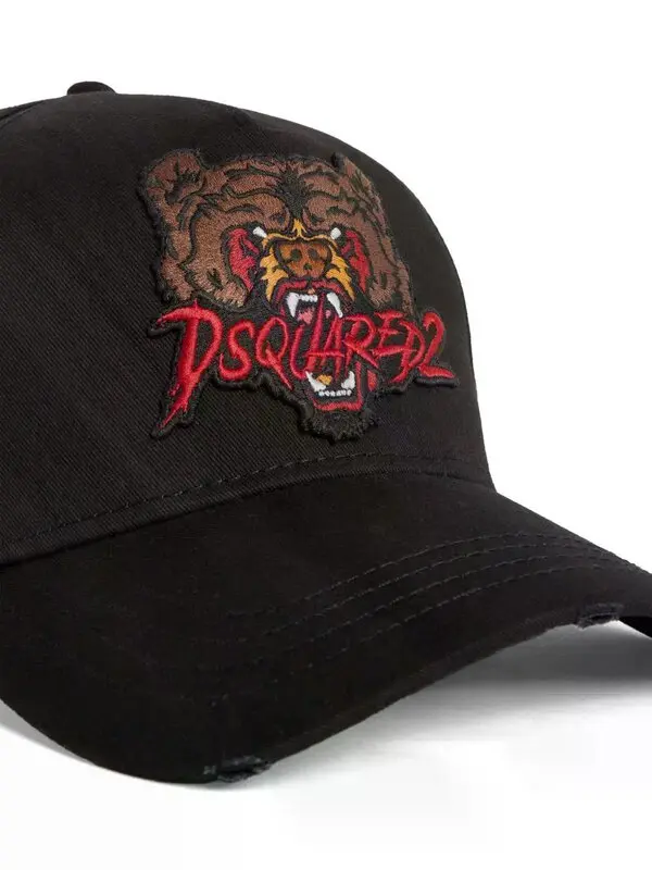 Dsquared2 Tiger-appliqué Baseball Cap