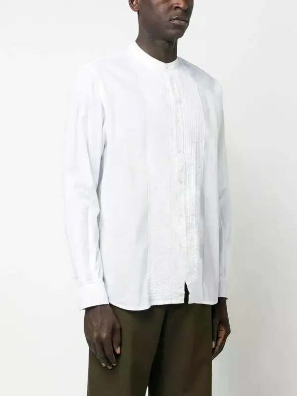 Aspesi Pintuck-detail Long-sleeved Shirt