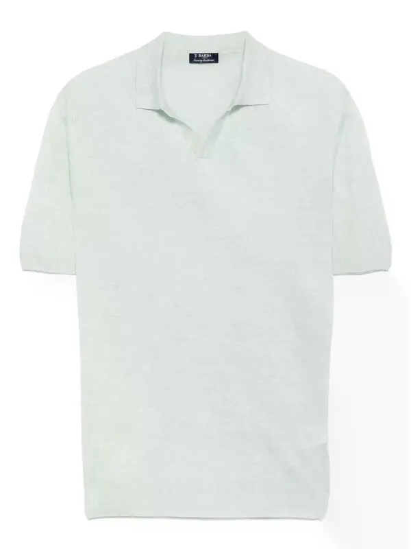BARBA NAPOLI Linen T-shirt - Green