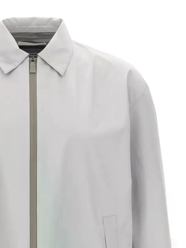 Herno Zipped Windproof Jacket - Grey