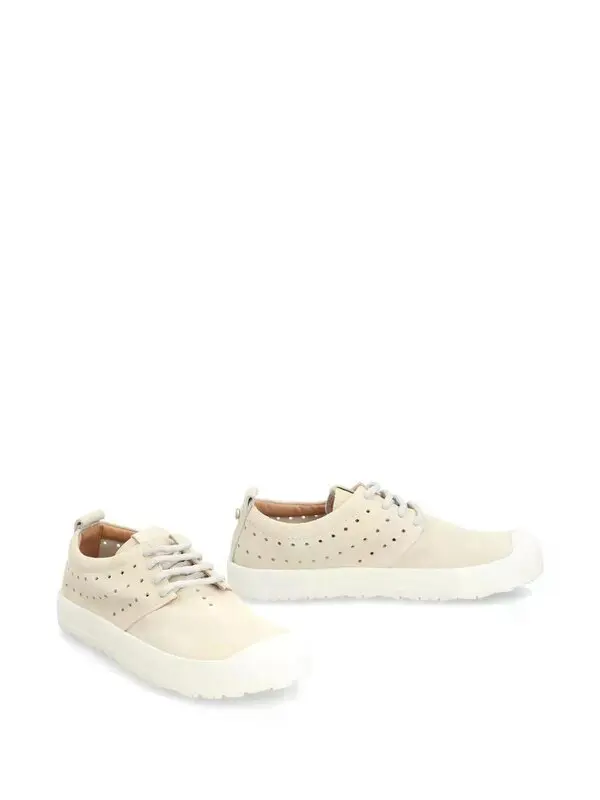 VOLTA Suede Lace-up Sneakers - Neutrals