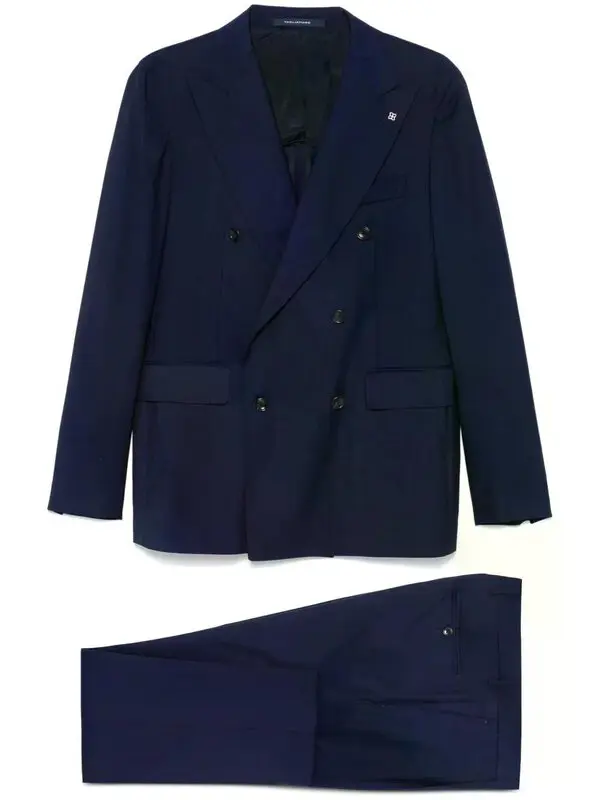 Tagliatore Virgin Wool Suit - Blue